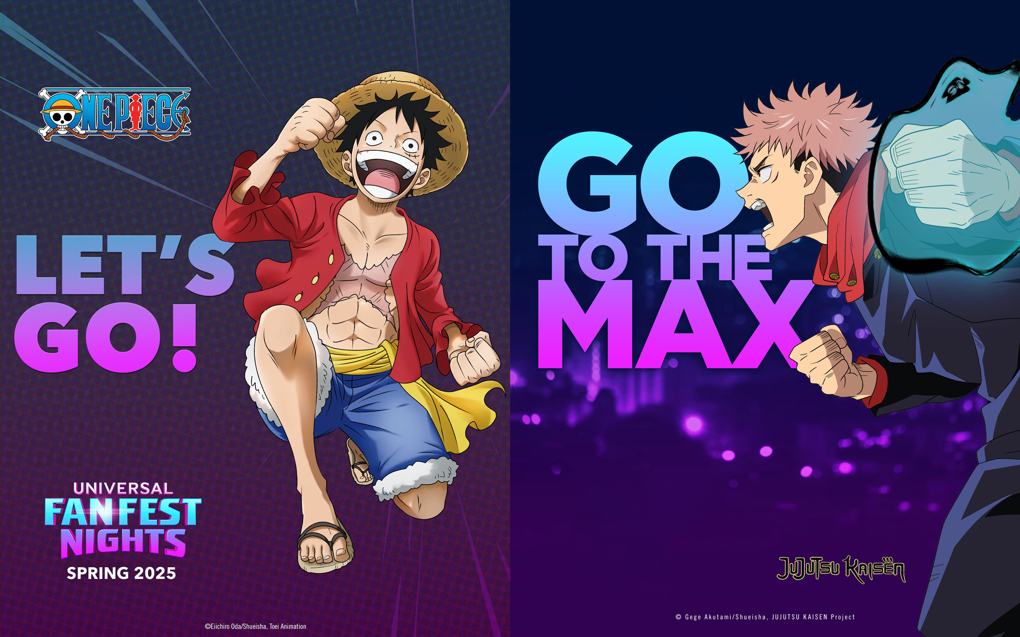 Universal Studios Hollywood Announces One Piece & Jujutsu Kaisen for ...