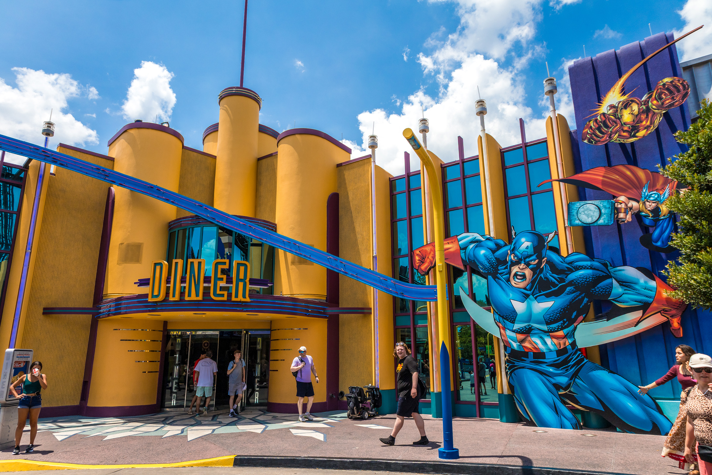 Captain America Diner at Universal Orlando | Attraction Insight