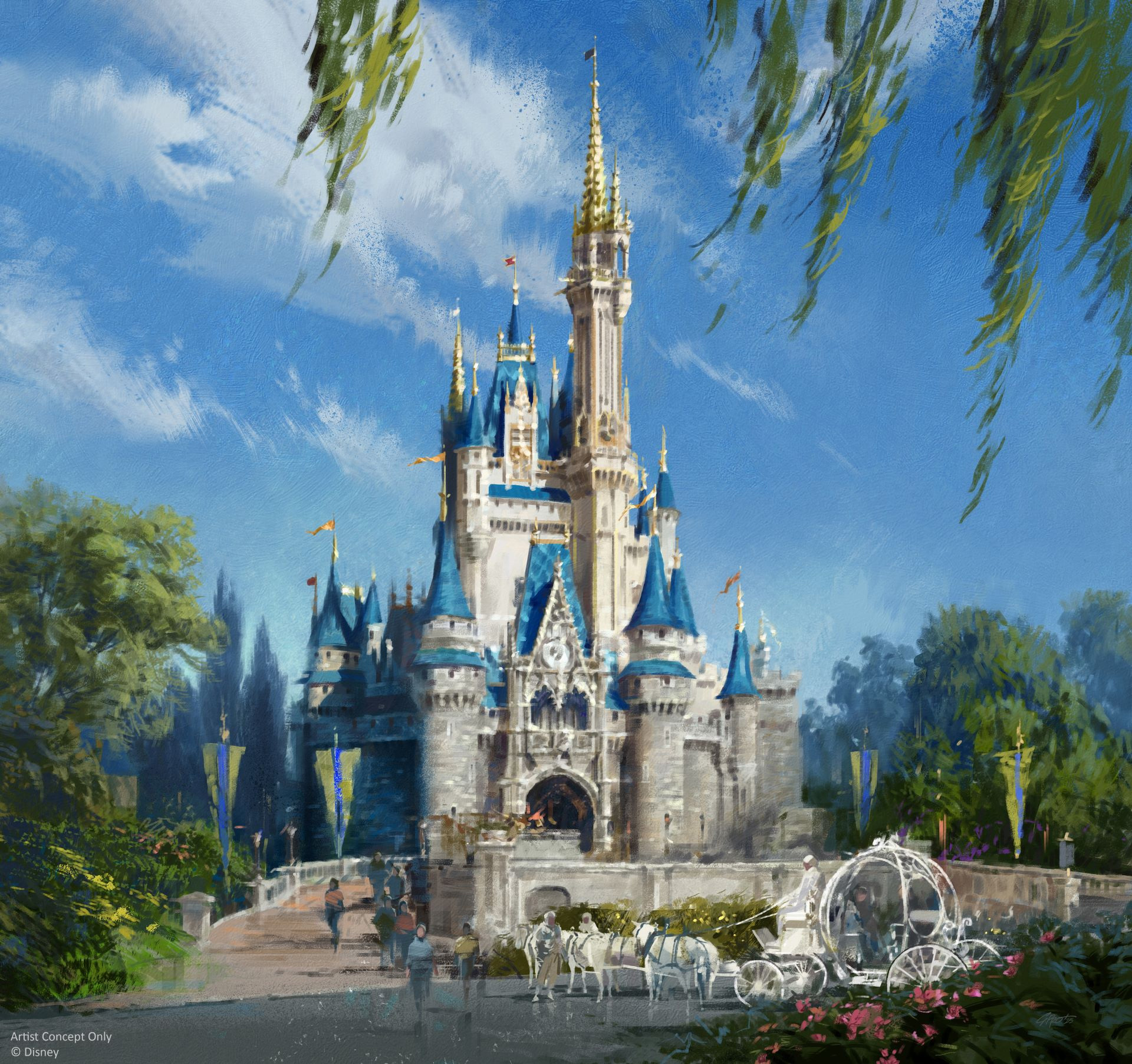 Disney Confirms New Color Palette for Cinderella Castle at Magic ...
